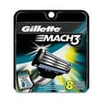 Gillette Mach3 Razor Blade Handle with 8 Refill Cartridges, Made in ...