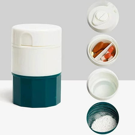 Xizioo Pill Cutter,Pill Crusher Cutter Splitter Grinder,Portable Mini ...