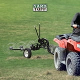 Yard Tuff 55-Inch Steel Tow-Behind Acreage Rake, ATV Lawn Garden ...
