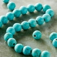 Turquoise Dyed Howlite Round Beads - 8mm by Bead Landing™ - Walmart.com