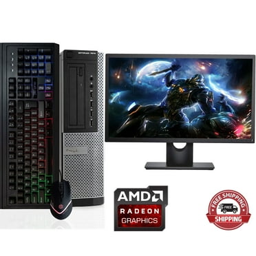 Pre-Owned Dell RGB Gaming Desktop PC, Intel Quad I5 up to 3.6GHz, 16GB ...