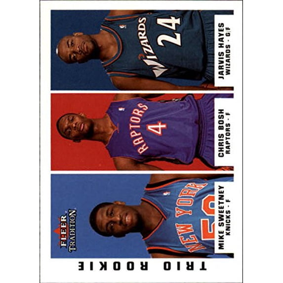 2003-04 Fleer Tradition #292 Mike Sweetney RC Chris Bosh RC Jarvis ...