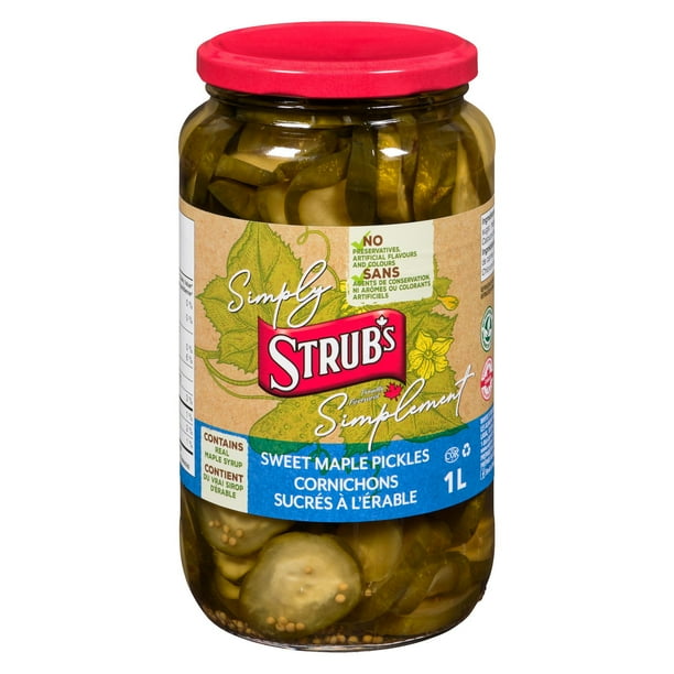 Simply Strub's Sweet Maple Pickles, 1 litre - Walmart.ca
