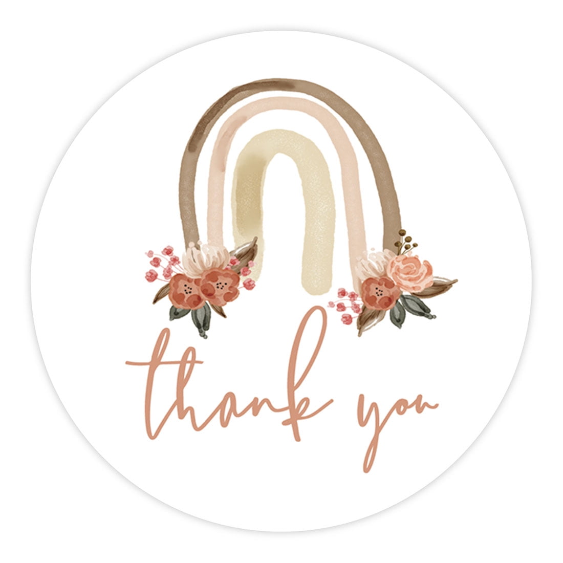 Koyal Wholesale Kids Party Favor Thank You Stickers, 80-Pk 2-Inch Round ...