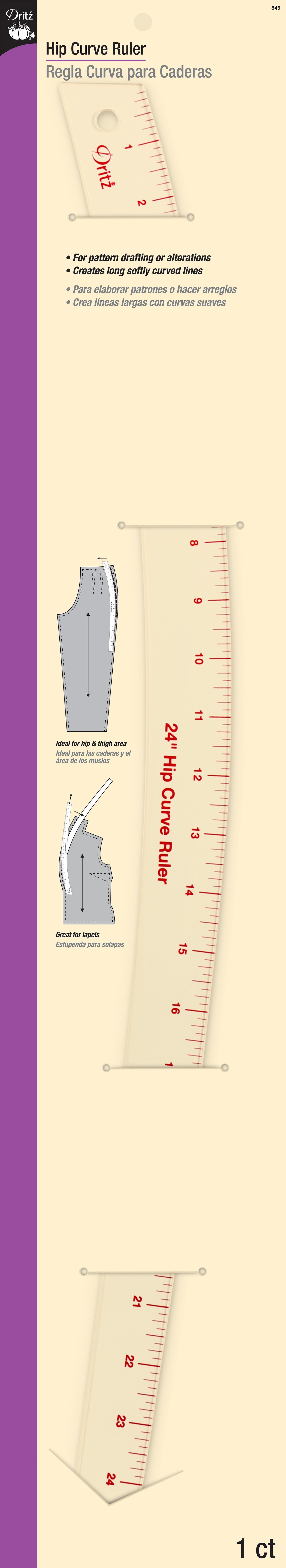 Dritz 24" Hip Curve Ruler - Walmart.com