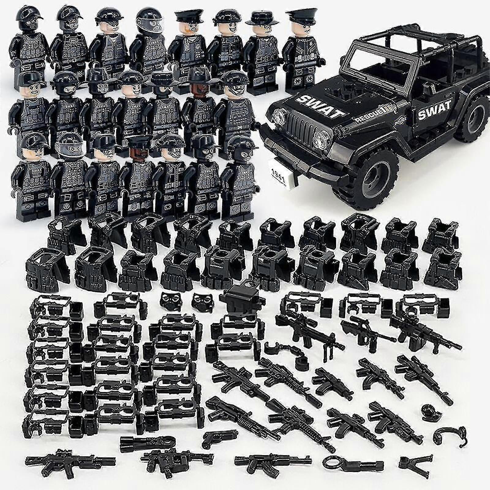 Click here for Zhxun 1 Set Black Police Building Blocks Military... prices
