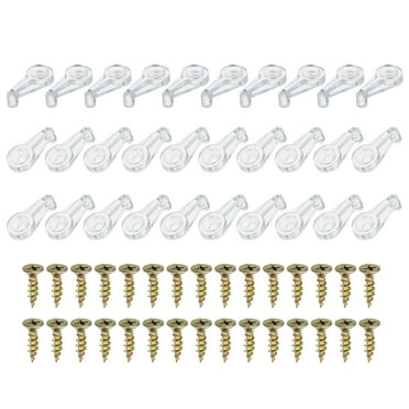 Screen Retainer Clips, for 3/8 in. screen frame, Plastic, Black (4-sets ...