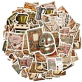 35pcs-50pcs Vintage Stationery Stickers Gratitude Animal Stickers Food ...