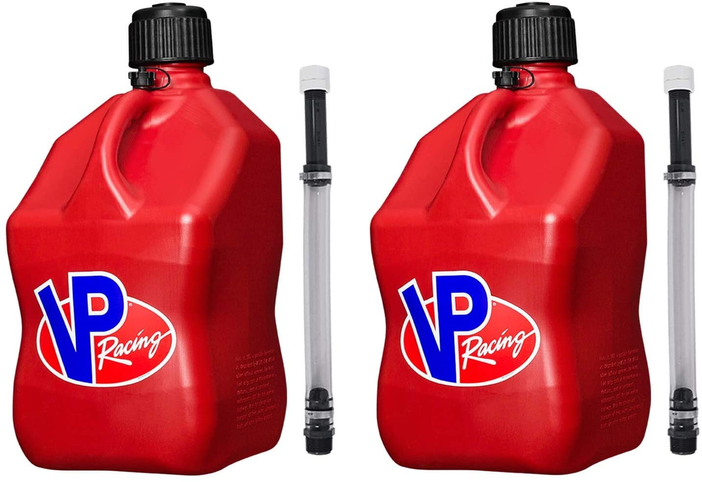 VP Racing Fuels Motorsport 5 Gallon Plastic Utility Jug Red w/ Deluxe ...