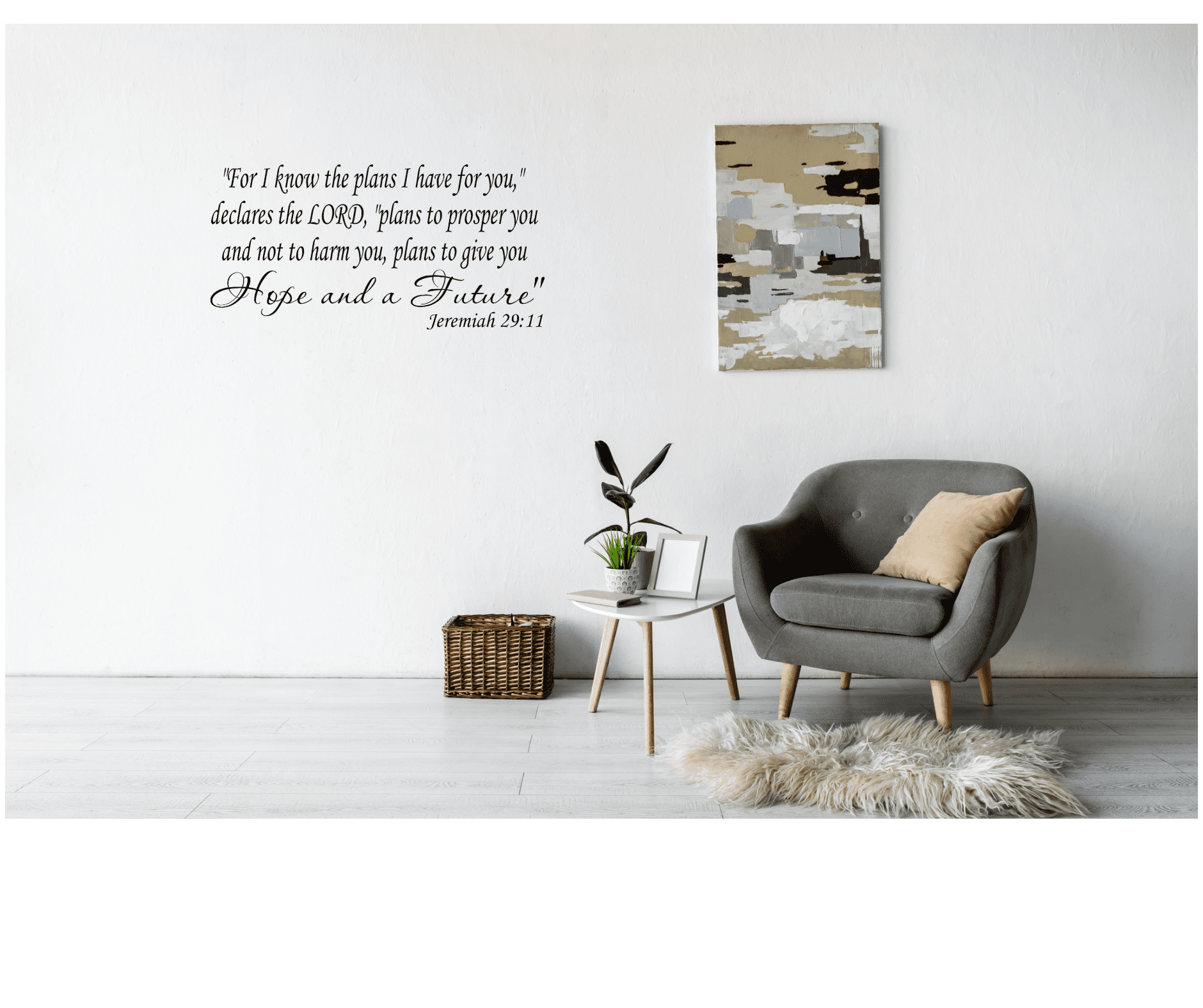 Scripture Wall Art Jeremiah 29:11 Bible Verse Wall India | Ubuy