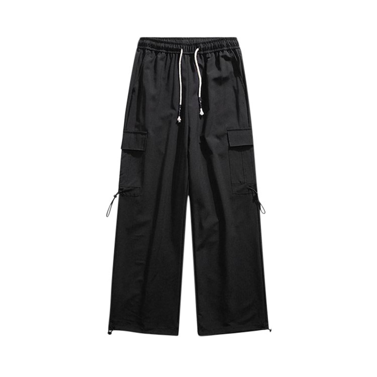 Click here for Aherbiu Plus Size Cargo Pants For Men Wide Leg Dra... prices
