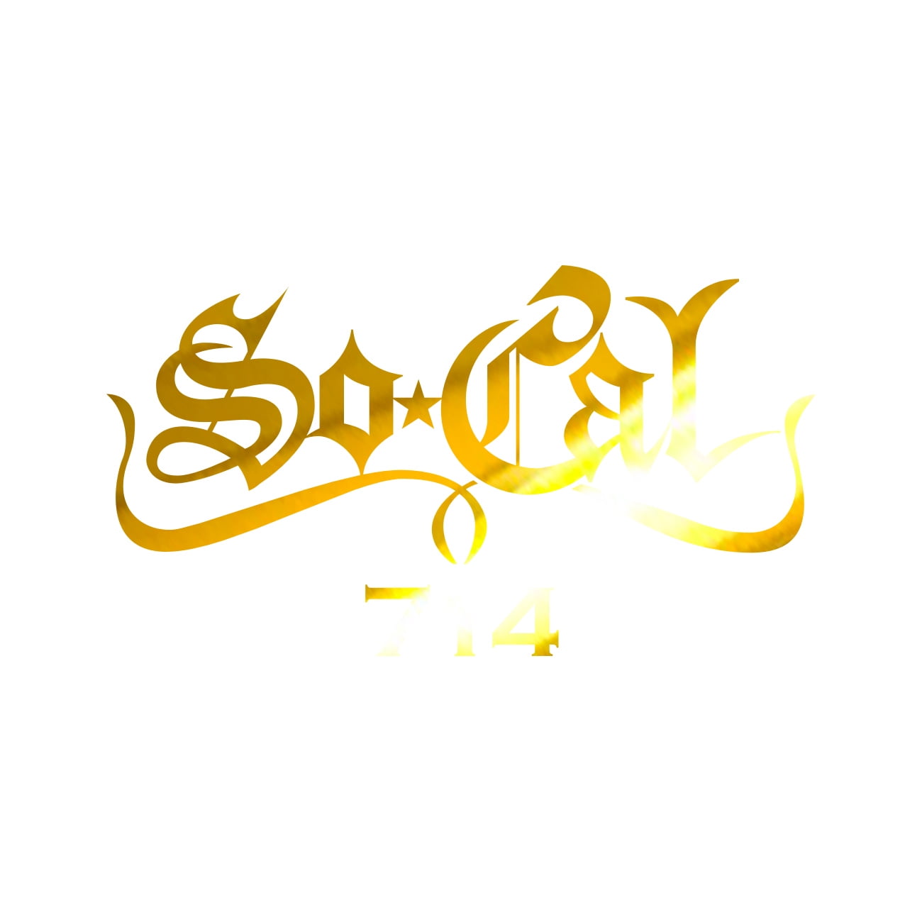 So Cal 714 Sticker Decal Die Cut - Self Adhesive Vinyl - Weatherproof ...