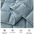 Chezmoi Collection Branson 3-Piece Dusty Blue King Size Quilt Set ...