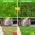 AYOHA 7 FT x 48 FT Artificial Grass, Synthetic Realistic Fake Turf ...