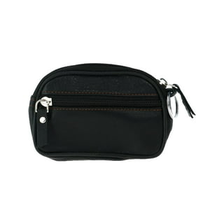 CTM Leather Double Compartment Coin Purse Wallet - Walmart.com