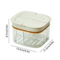 Food Storage Container Box | 4 Compartment Draining Insert | Airtight ...