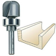 1-1/8" Diameter Bowl & Tray Template Router Bit - 1/2" Shank - Yonico ...