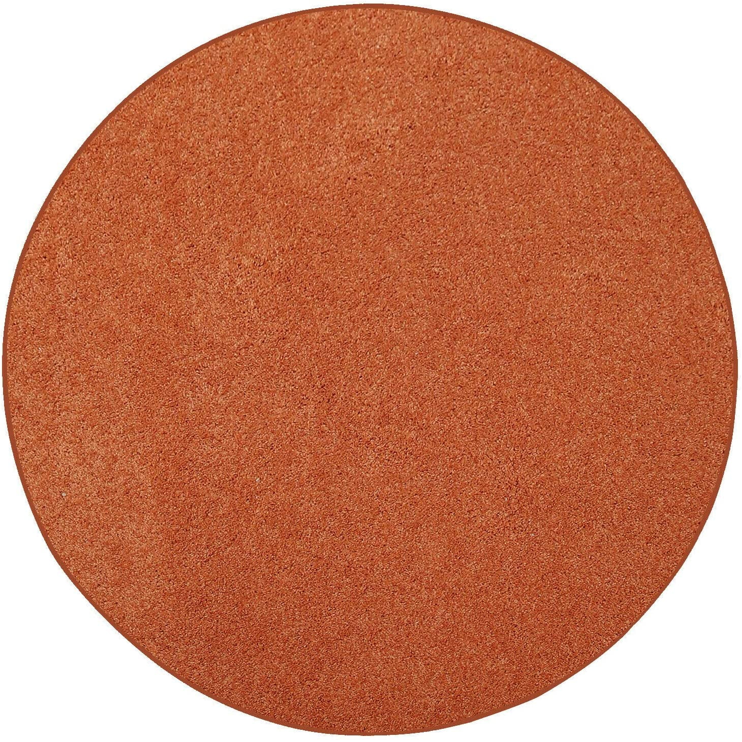 Furnish My Place DC Custom Rug - 2 ft. Round, Orange, Indoor Rug for ...