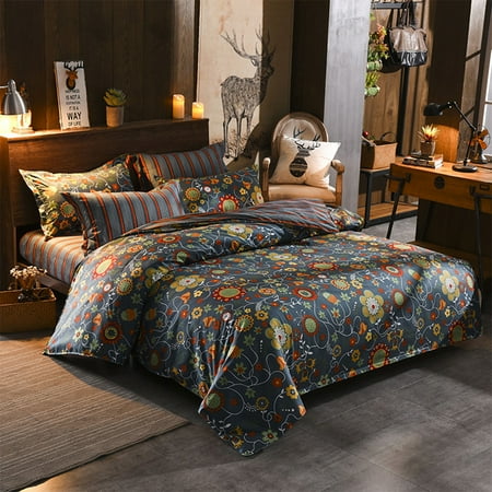 Winter Autumn Warm Bedding Sets Duvet Quilt Covers Pillow Case Linen Bedclothes Sheet Bedspread ...