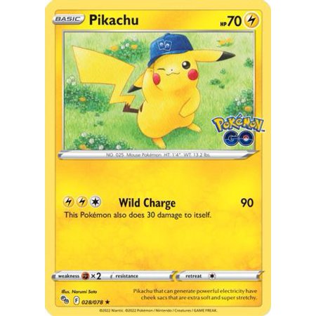 Pokemon TCG Pikachu (28/78) - Pokemon GO (PGO) - Walmart.ca