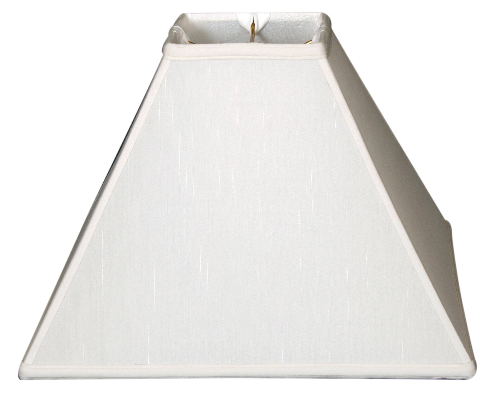 Royal Designs 12" Square Sharp Corner Lamp Shade White - Walmart.com