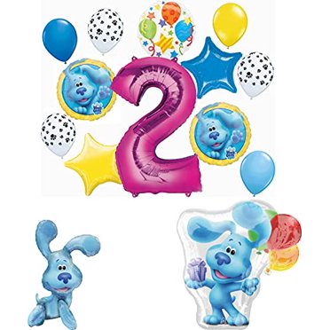 Blue's Clues Centerpiece Balloon Inflate with Air 22" Tall - Walmart.com