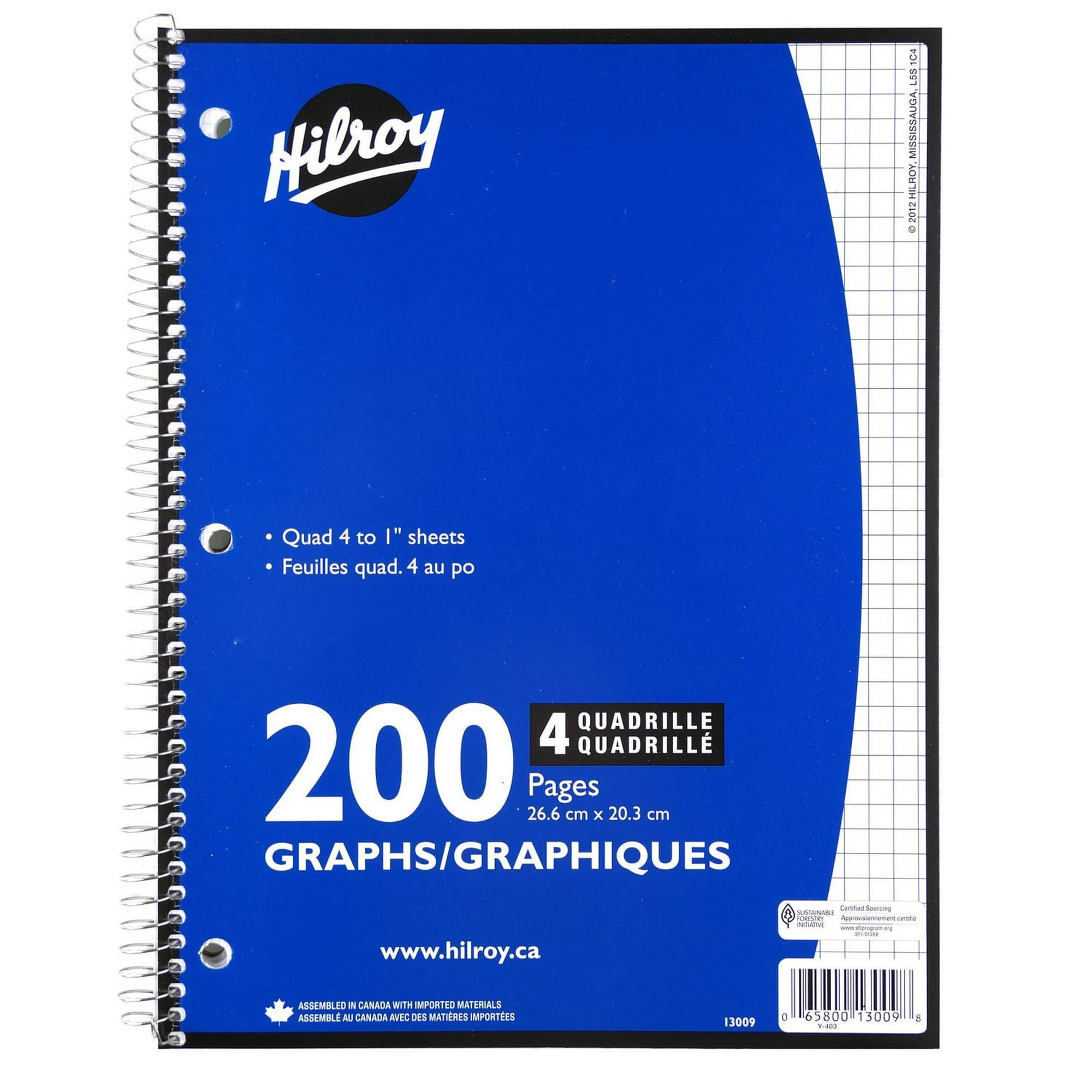 Click here for Hilroy Quad 1:4 200pg Notebook prices