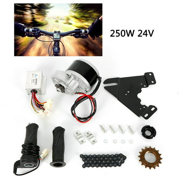 Miumaeov Electric Bicycle Motor Conversion Kit for 16"-28" Bike 24V ...