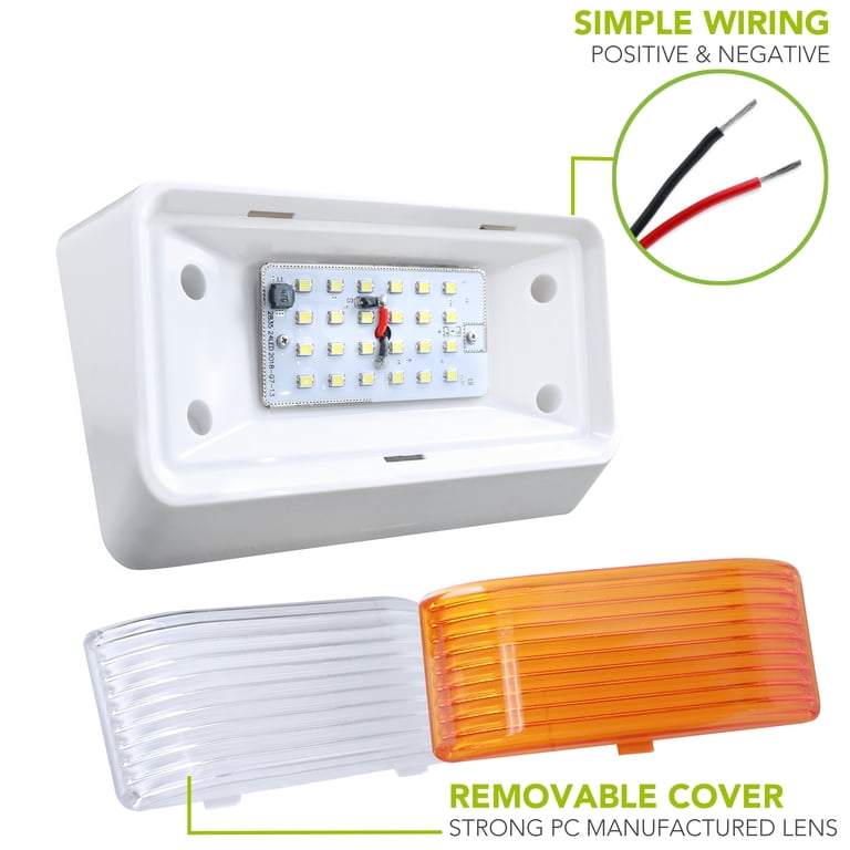 Rv Exterior Motion Sensor Light Leisure LED RV Exterior Porch Utility