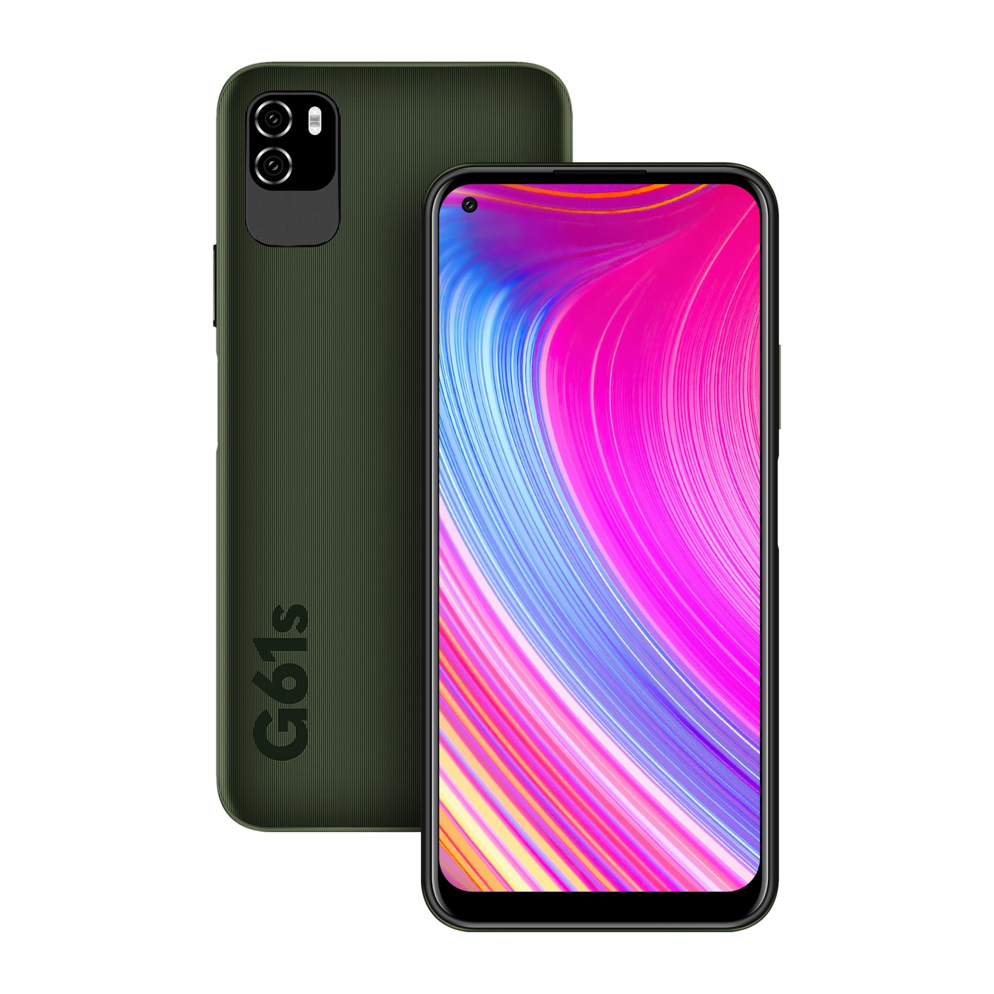 BLU G61s G0630WW 64GB Dual SIM GSM Unlocked Android Smartphone - Green ...