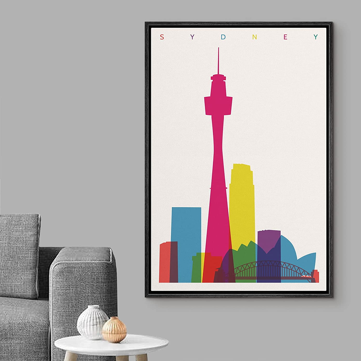 Digital Prints Unique Gift Map Blue City Map Contemporary Map Trendy ...