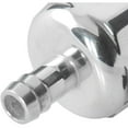 JEGS 15043 Compact Billet Aluminum In-Line Fuel Filter 3/8 in. Male ...