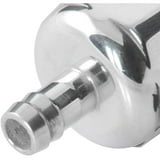 JEGS 15043 Compact Billet Aluminum In-Line Fuel Filter 3/8 in. Male ...