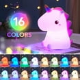 Unicorn Night Light Art Kit for Kids 3-12, DIY Craft, Glow & Play, 16 ...