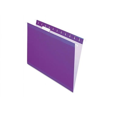 Smead Hanging File Folder with Tab, 1/5- Cut Adjustable Tab, Letter ...