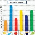 Counting Cubes Set 100 Pieces Interlocking Plastic Math Learning Toys ...