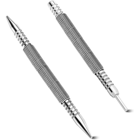 2pcs Dual Head Nail Setters, 1/32, 1/16 Inch Spring Nail Setter Punch ...