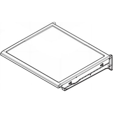 Frigidaire Genuine OEM 297102704 Freezer Drawer Cover Glass Insert ...