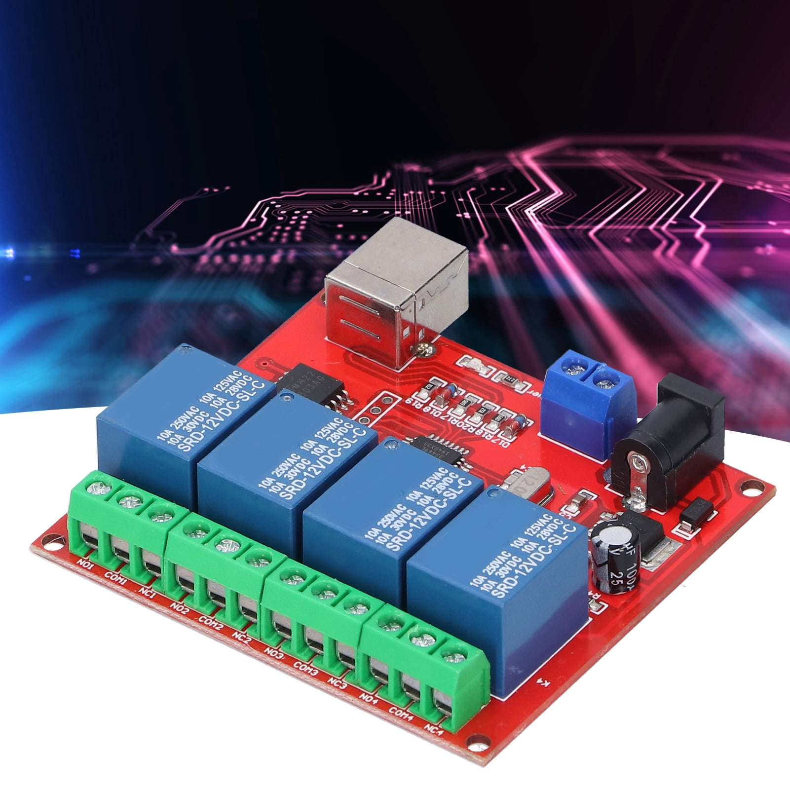 Relay Switch Module, Stable Work Relay Board High Performance Relay ...