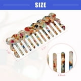 Vocoste Wide Tooth Comb Acetate Wide Comb for Curly Hair Thick Hair Wet Hair 5.31"x2.36 ...