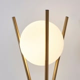 Ozarke Solstice Glass Globe Floor Lamp - Contemporary LED Standing ...