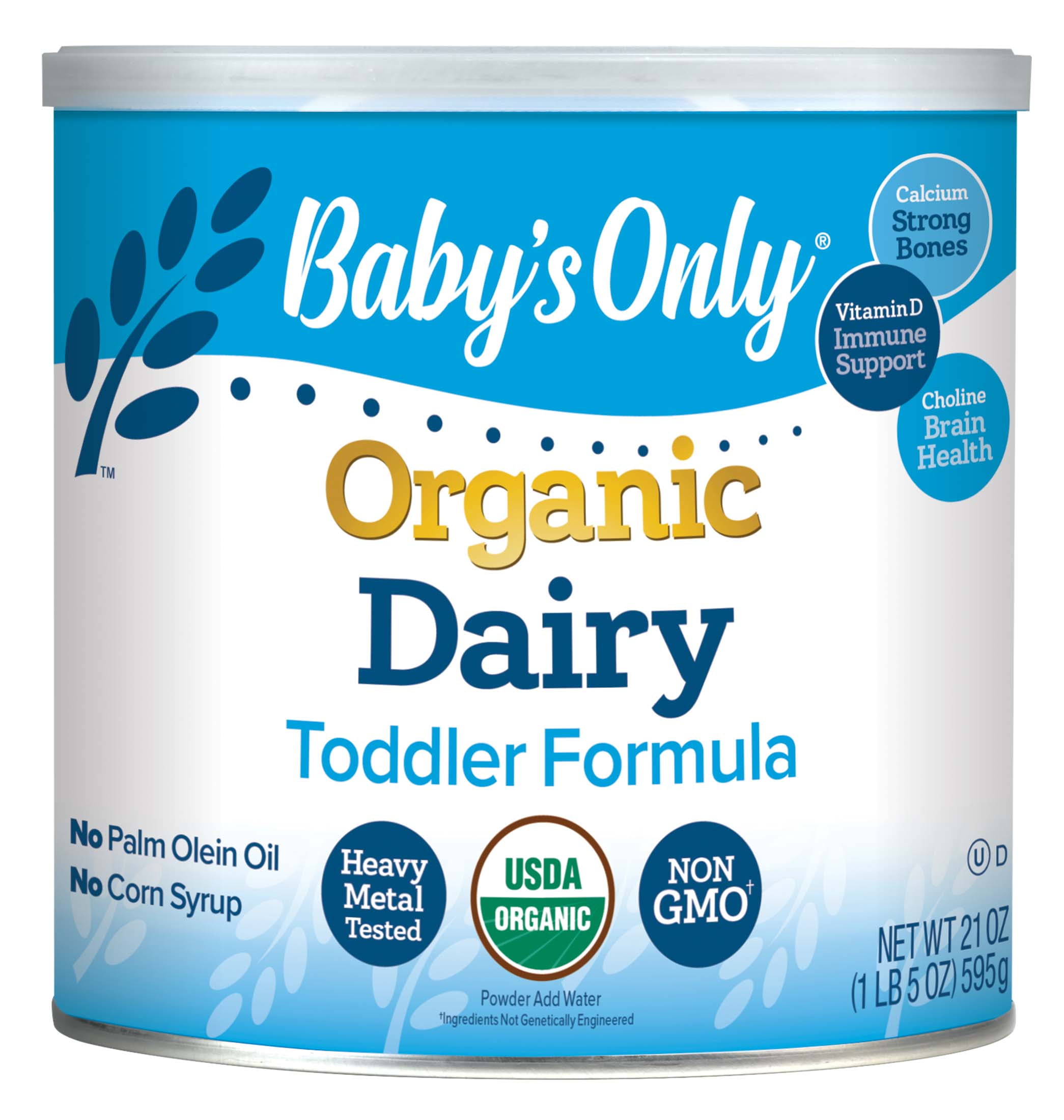 Baby's Only Organic Dairy Toddler Powdered Formula, USDA Organic, Non ...