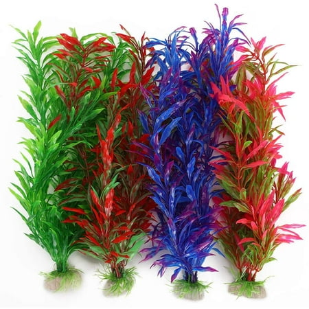 Artificial Water Plants, Fish Tank Water Plant Plastic Emulational ...