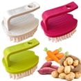 BIZHUA Potato Vegetable Cleaning Brush, Soft Bristle Fruit Scrubber for ...