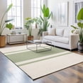 Abstract Gray Green Color Block Large Area Rugs 8x10ft Vintage Lines ...