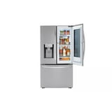 LG LRFVS3006S 30 Cu. Ft. Smart French Door Fridge, Instaview, Stainless ...