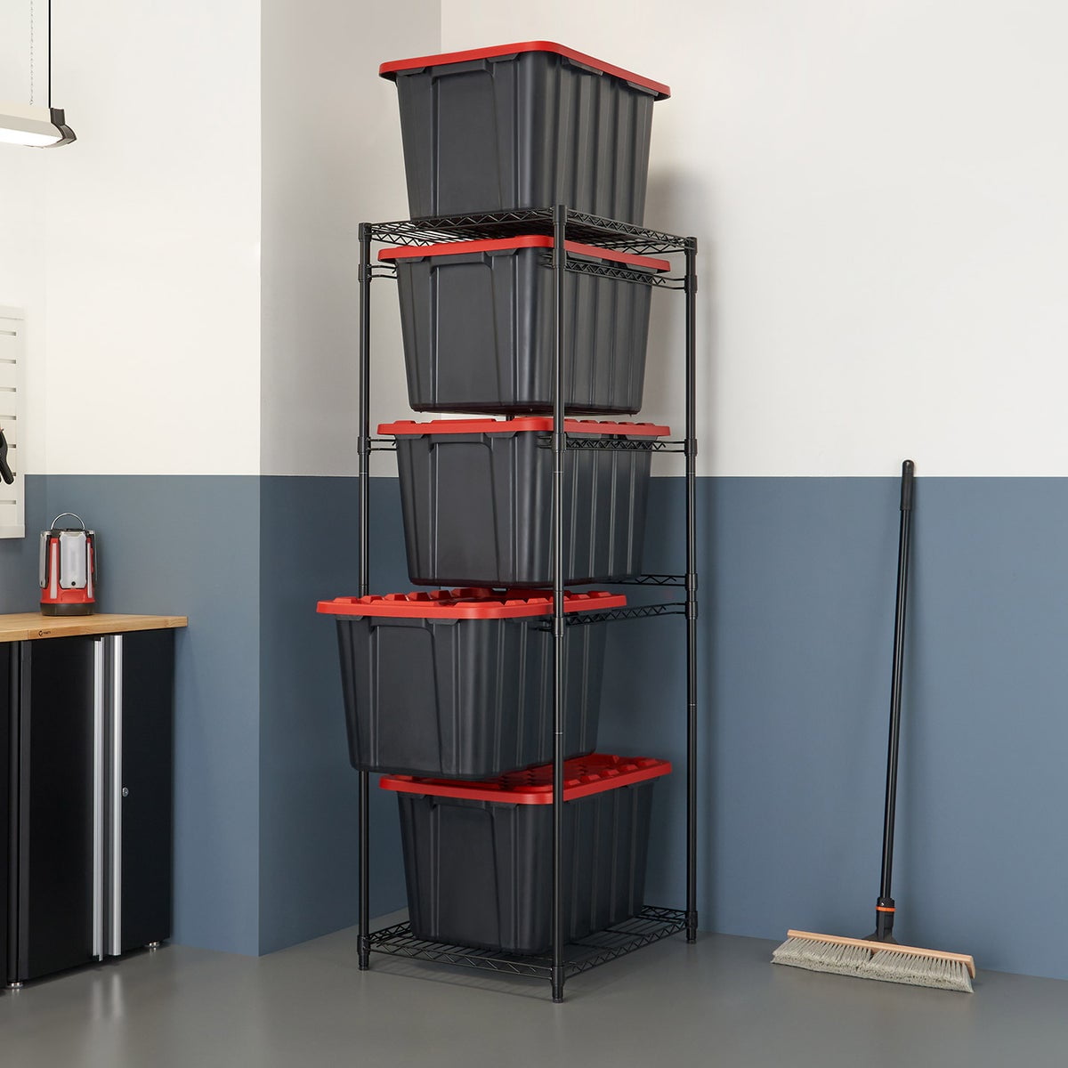 Click here for Trinity 5-Tier Nsf Storage Bin Rack prices