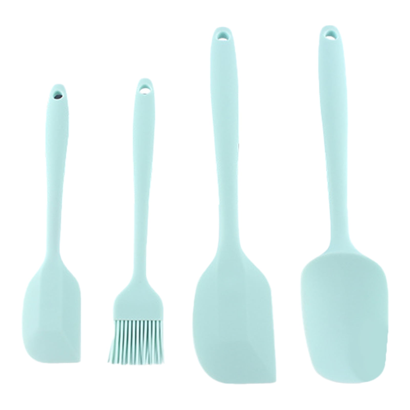 Yoone 1 Set Spatula Set One-piece Design Heat Resistant Silicone Cream ...