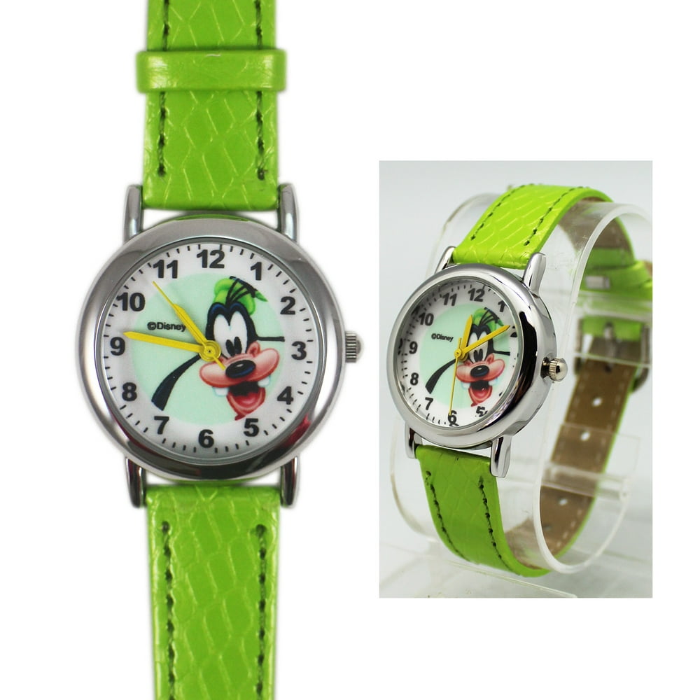 Disney - Goofy Green Colored Watchband Watch (25mm) - Walmart.com ...