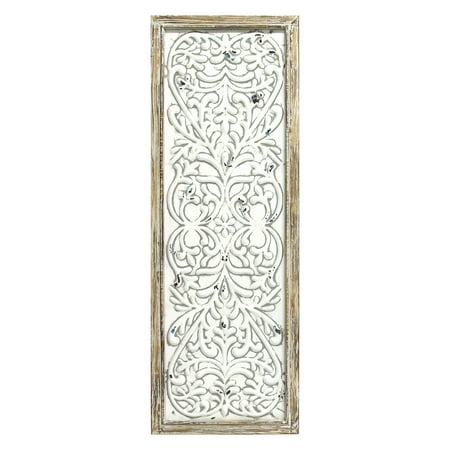 Stratton Home Decor Rustic Framed Embossed Metal Panel - Walmart.com